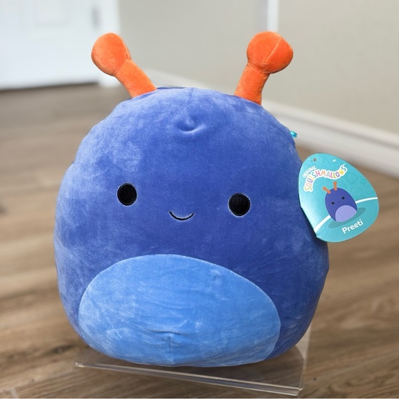 Squishmallows | Toys | Squishmallows 1 Plush Preetithe Blue Slug | Poshmark